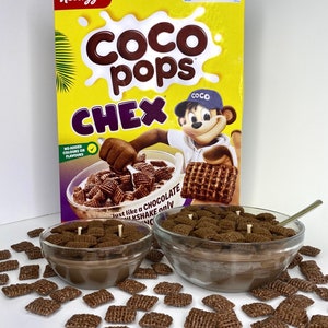 Chocolate Crispix (chex) Cereal Bowl Candle - Etsy