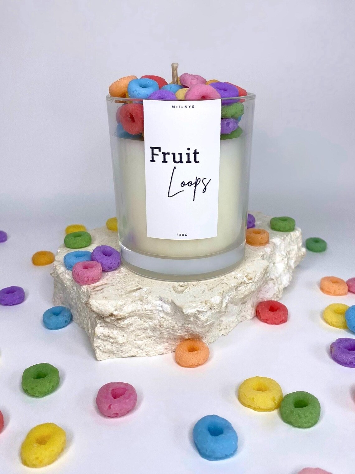 Fruit Loops Cereal Candle - Etsy
