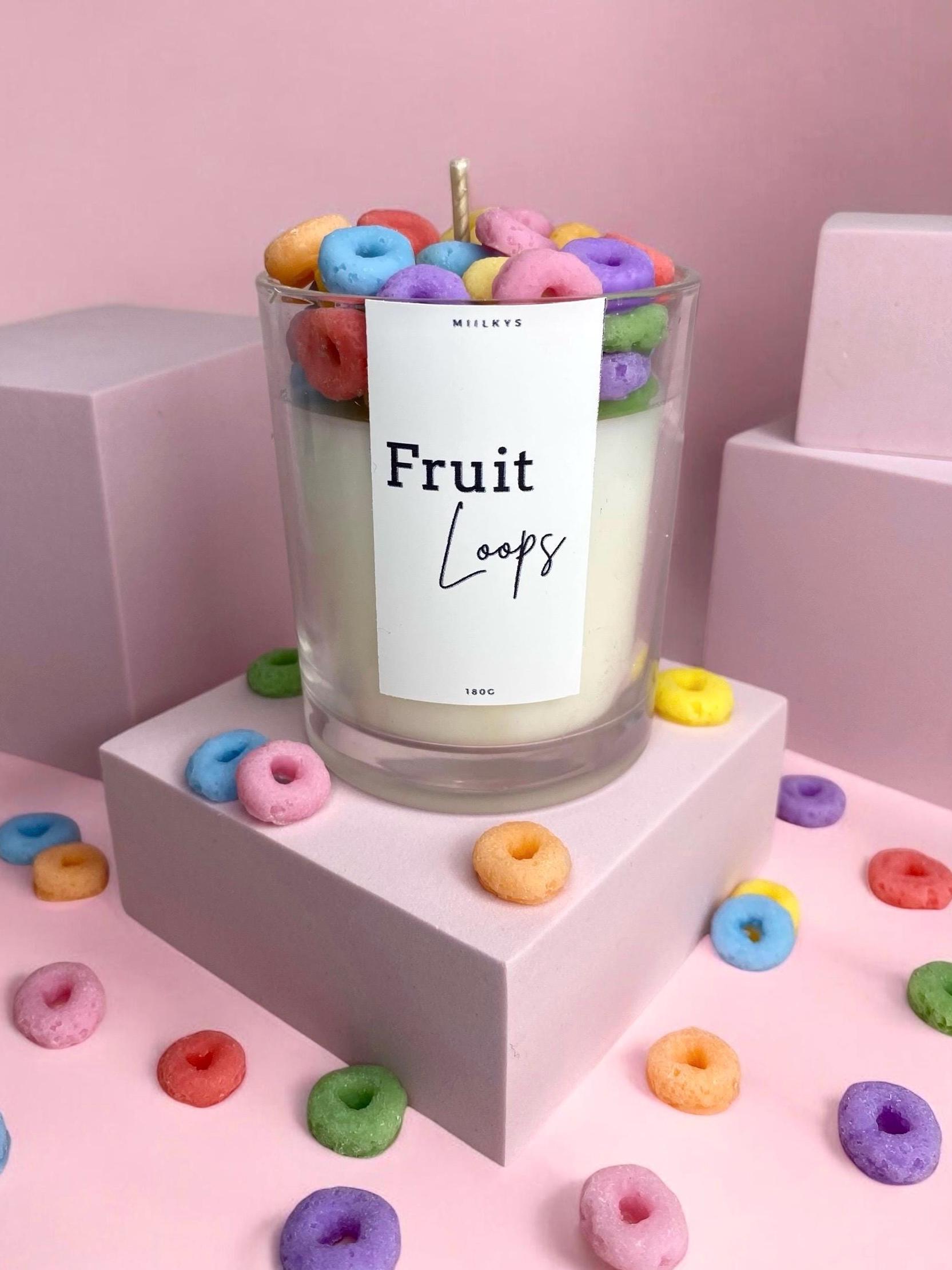 Fruit Loops Cereal Candle - Etsy