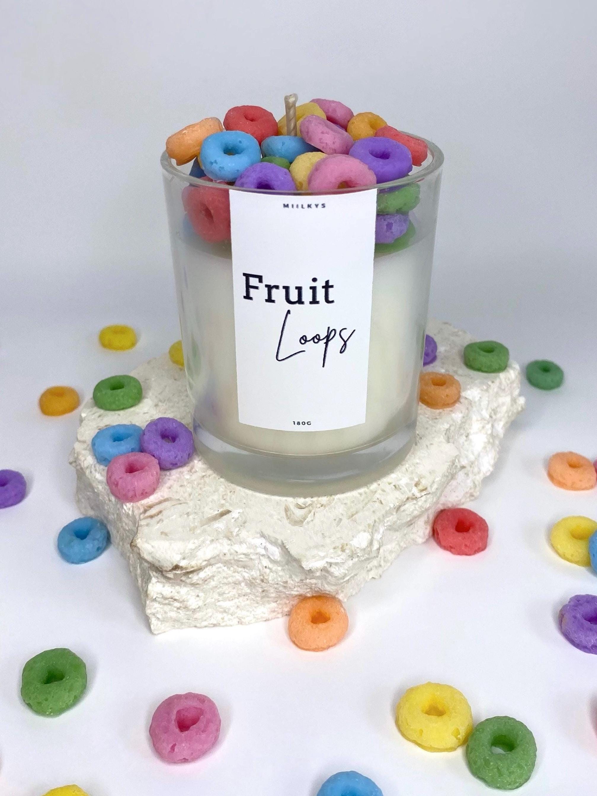 Fruit Loops Cereal Candle - Etsy