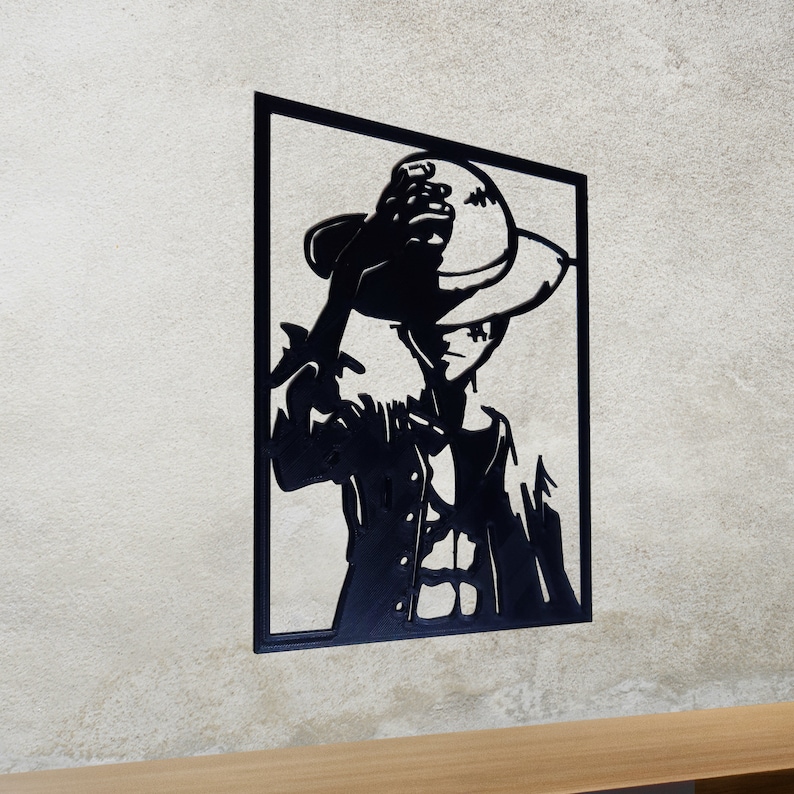 One Piece Luffy Wall Art Double Sided Wall Decor 2D Poster - Etsy