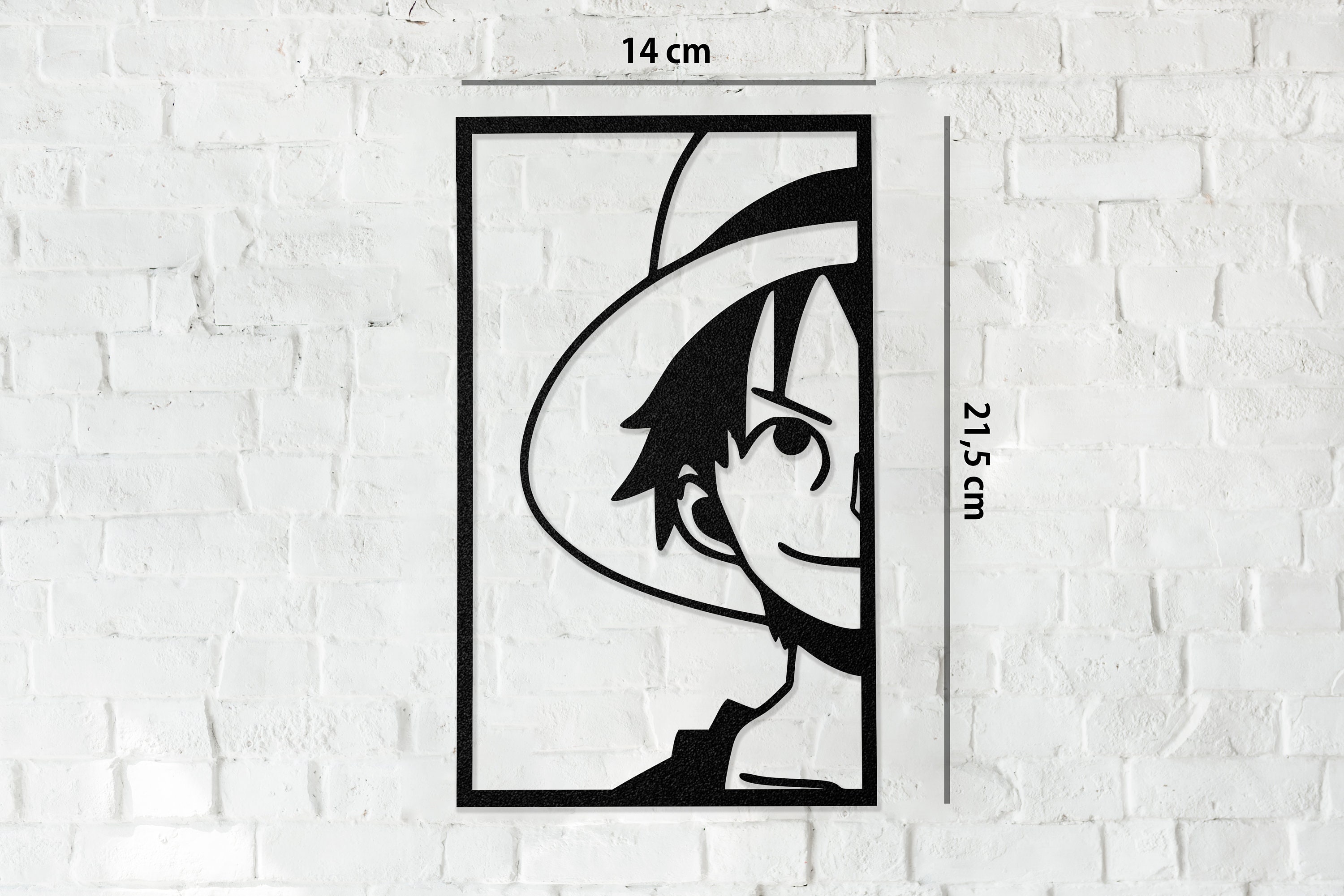 One Piece Luffy 2D Wall Art Wall Decor With Double Sided Adhesive 2D ...