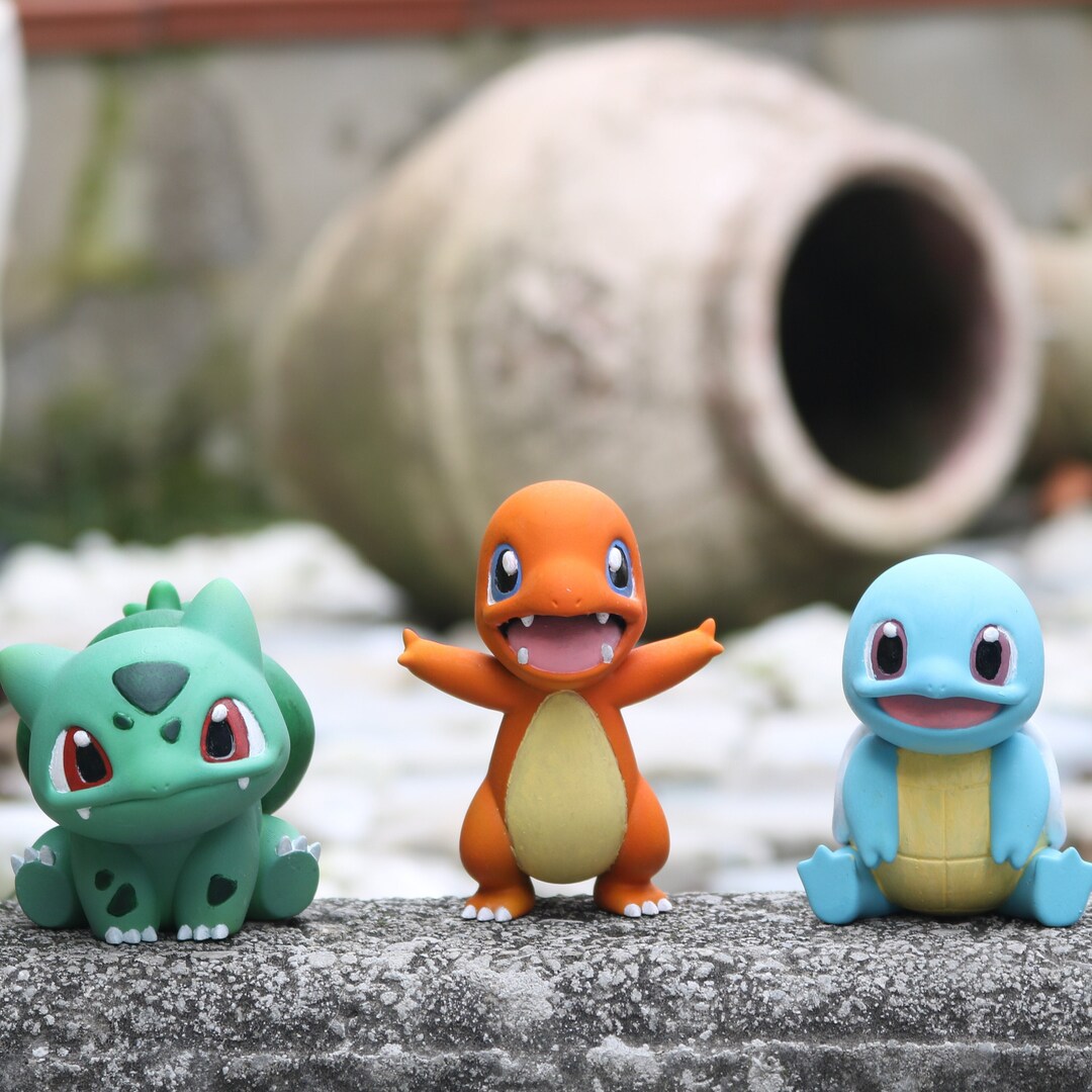 Pokemon Starter First Generation Charmander Squirtle - Etsy