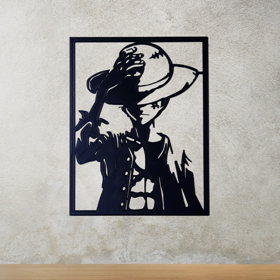 One Piece Luffy Wall Art Double Sided Wall Decor 2D Poster - Etsy
