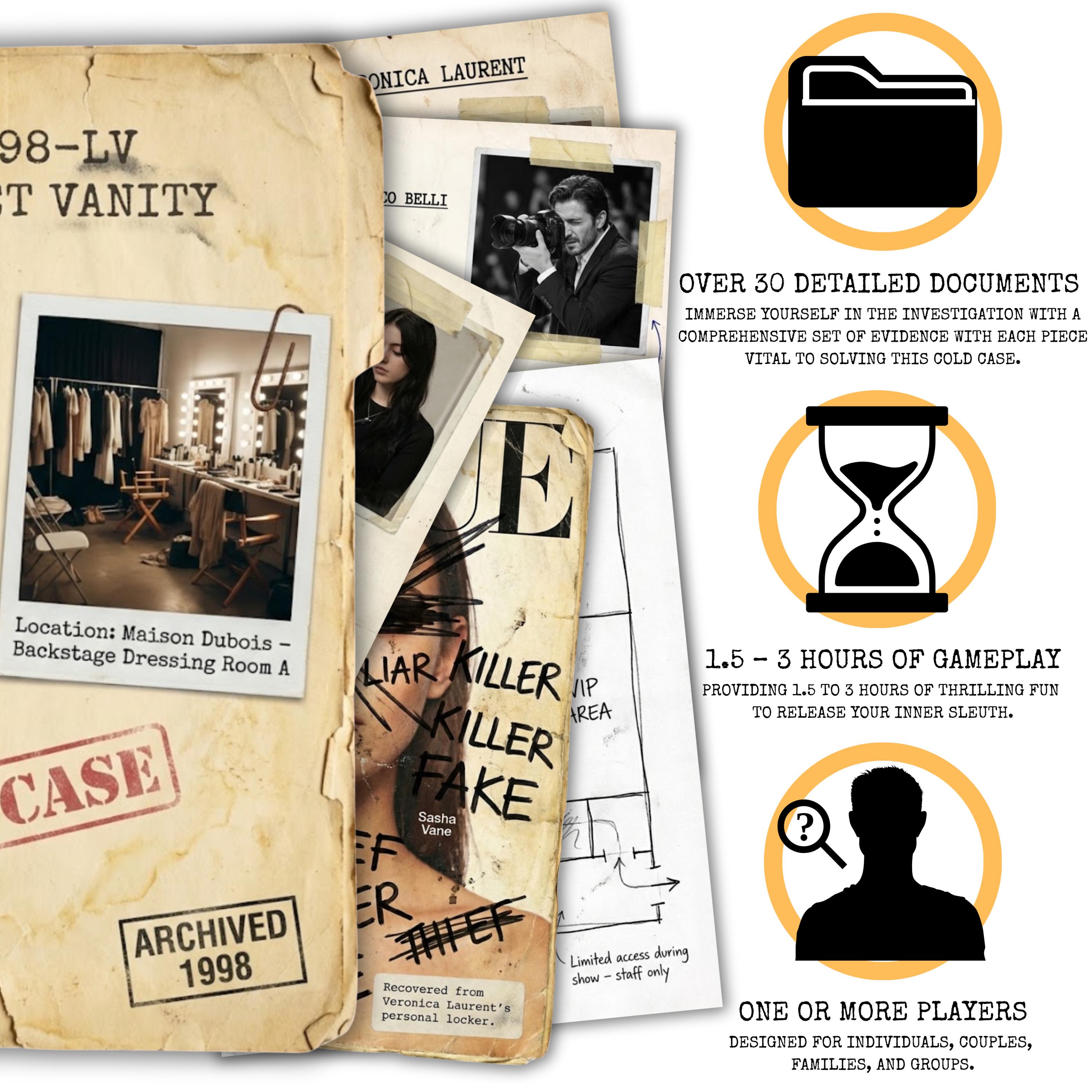 3-in-1 Unsolved Case File Bundle | Cold Case Mystery Game | Interactive ...
