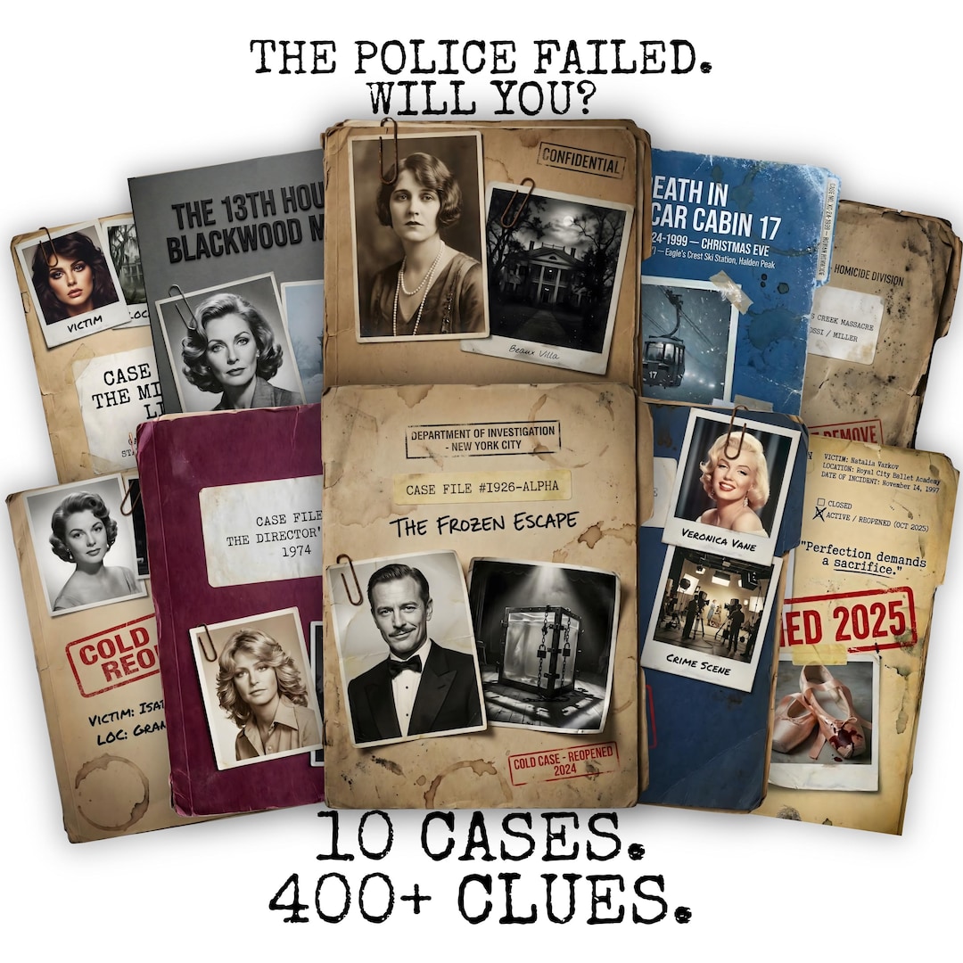 ULTIMATE 10-in-1 Unsolved Case File Bundle | MASTER Forensic Cold Case ...