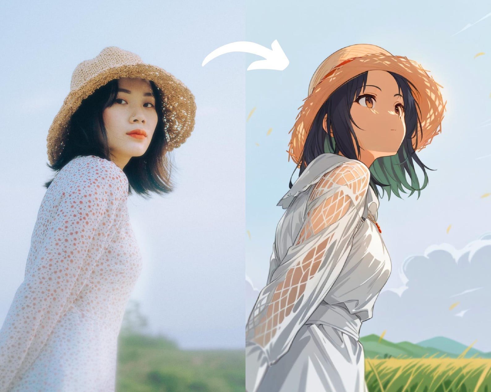 SAME DAY DELIVERY Custom Anime Draw Anime Drawer Draw Anime From Photo ...