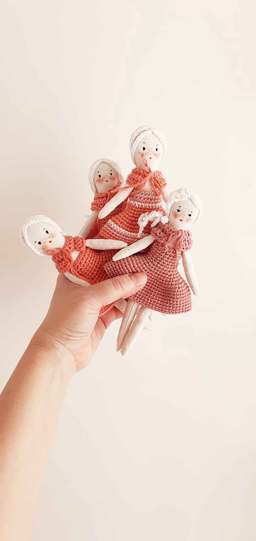 Handmade Mini Cloth Doll: Vintage Inspired Collectible - Etsy