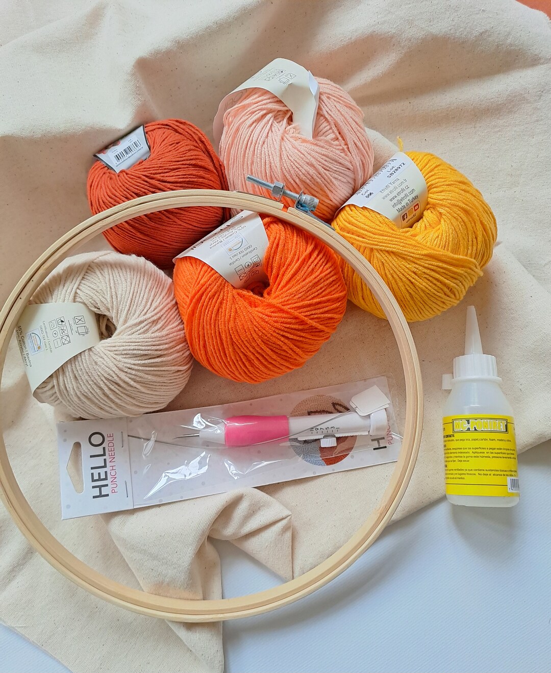 Easy Stitch Punch Needle Embroidery Set – DIY Craft Kit for Beginners ...