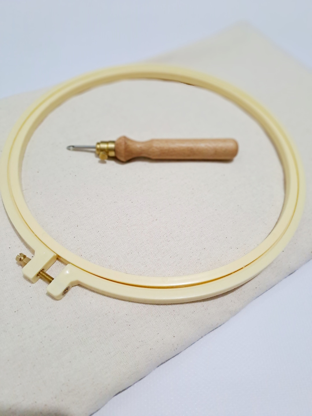 Punch Needle Large 39x86 Ince Fabric, Punch Needle Cloth, Mug Rug Cloth ...