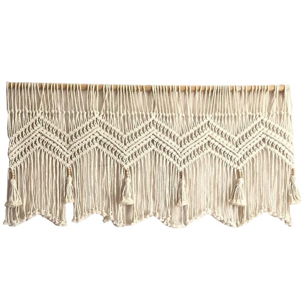 Macrame Valance - Etsy