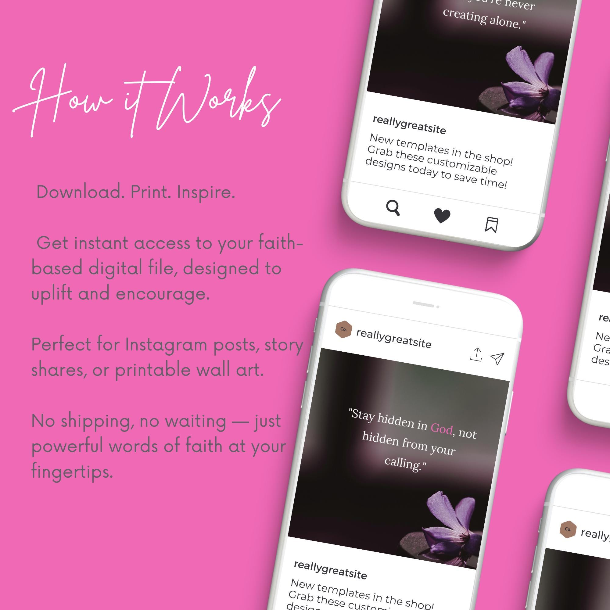 100 Faith-based Instagram Quote Templates for Christian Entrepreneurs ...