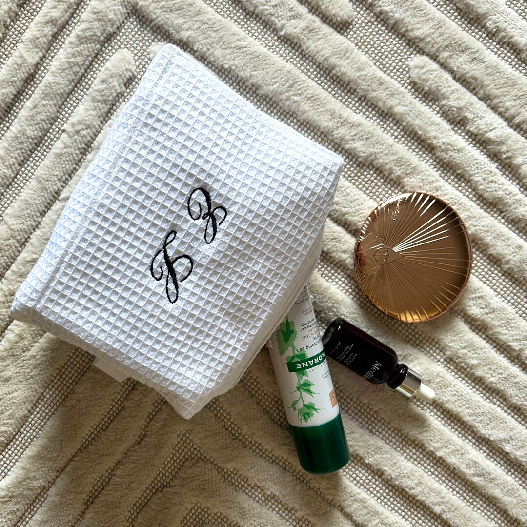 Personalised Monogramed Makeup Bag - Etsy