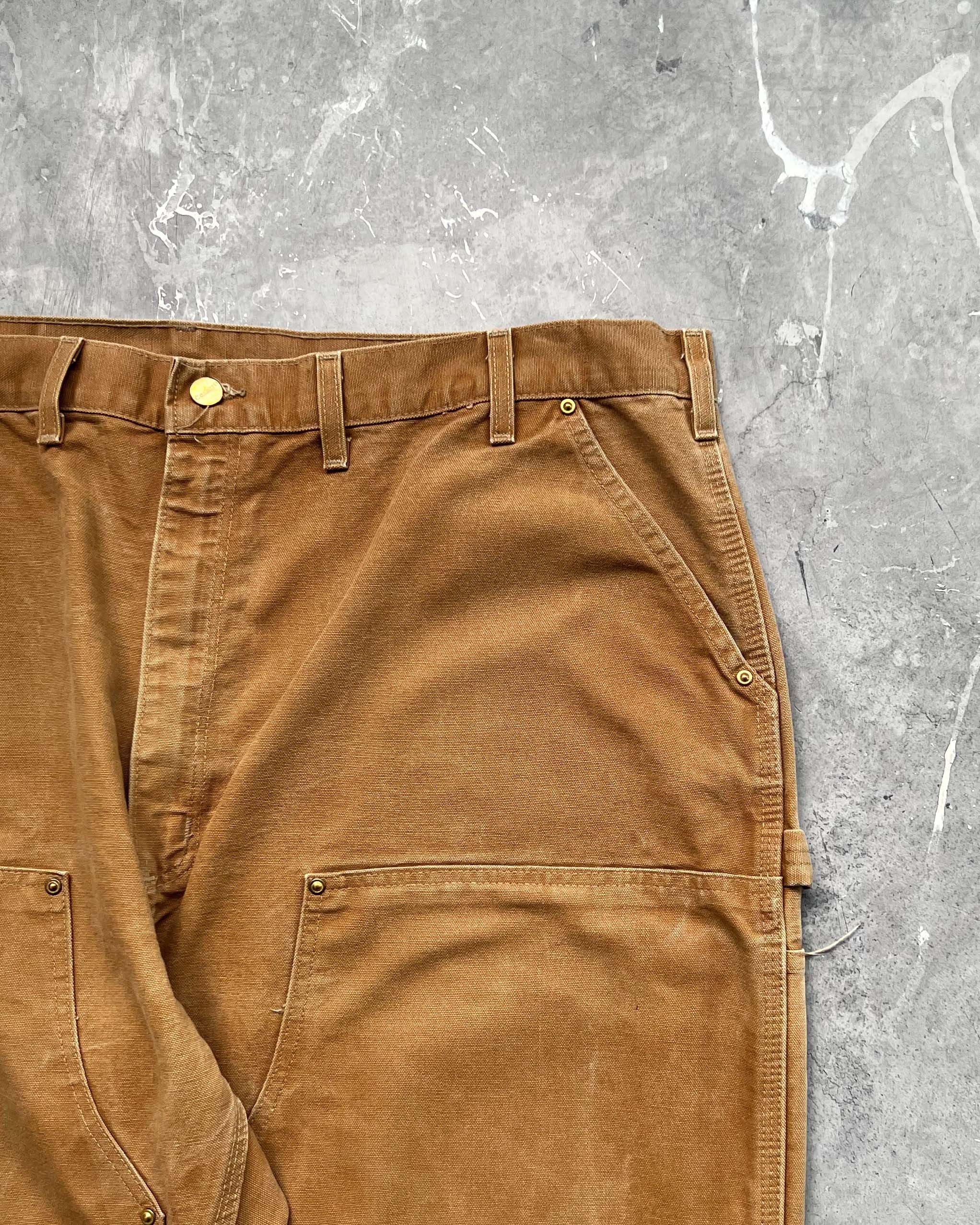 Vintage Sun Faded Tan Carhartt Double Knee Carpenter Pants / - Etsy