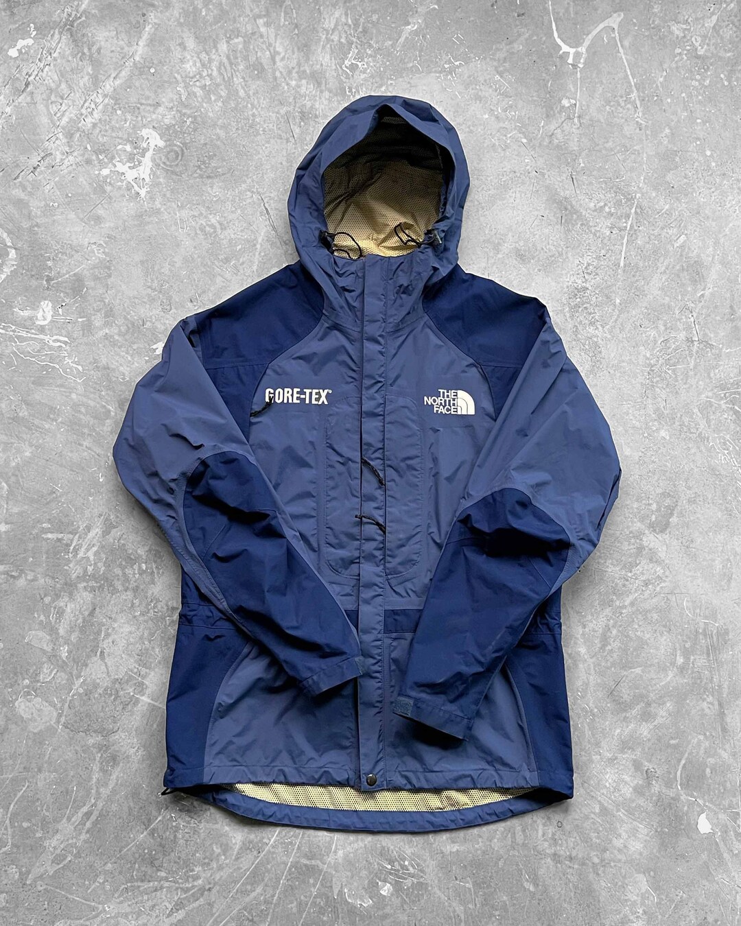 Vintage Blue the North Face Goretex Jacket / Streetwear / Outerwear M ...