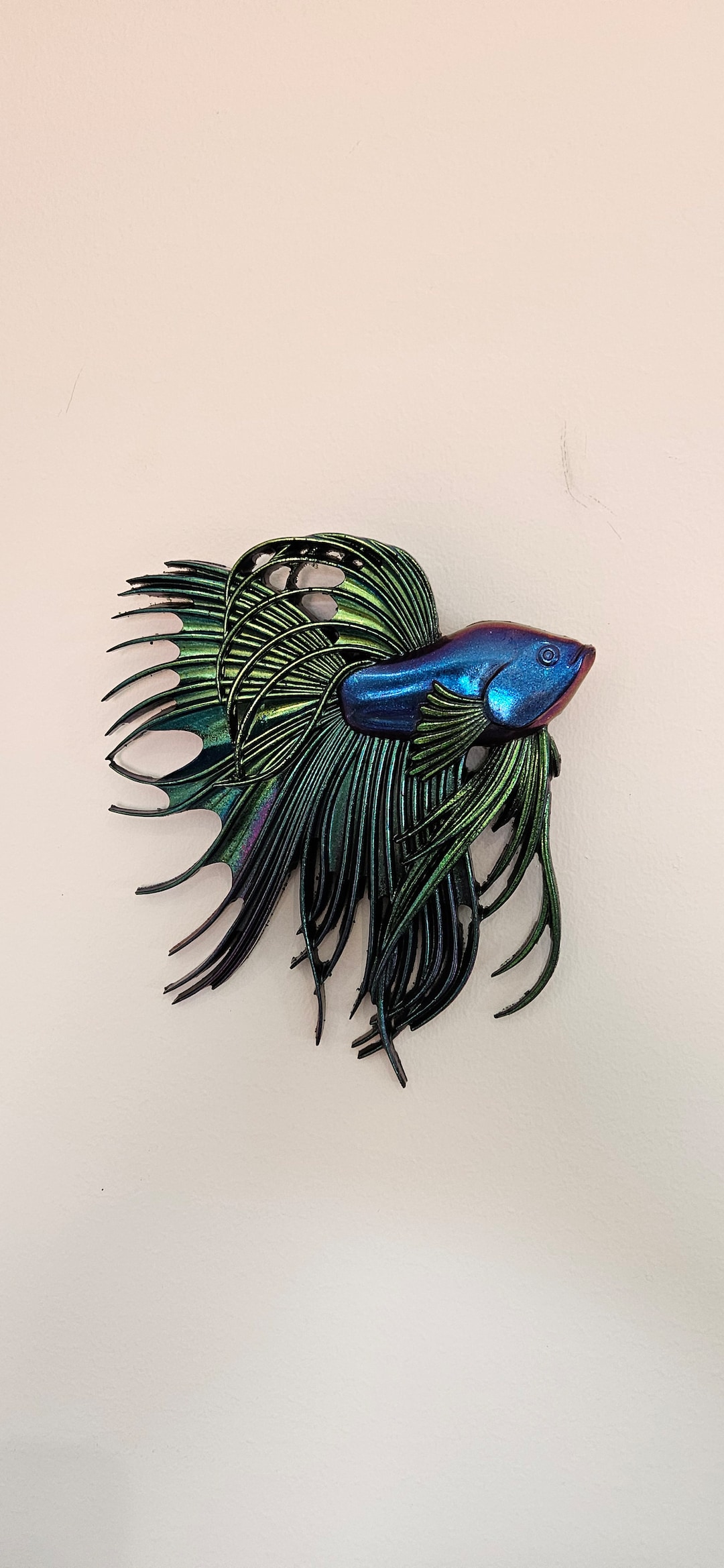 Handmade Epoxy Resin Fish Wall Art - Etsy