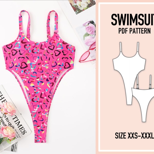 Swimsuit Pattern - Etsy