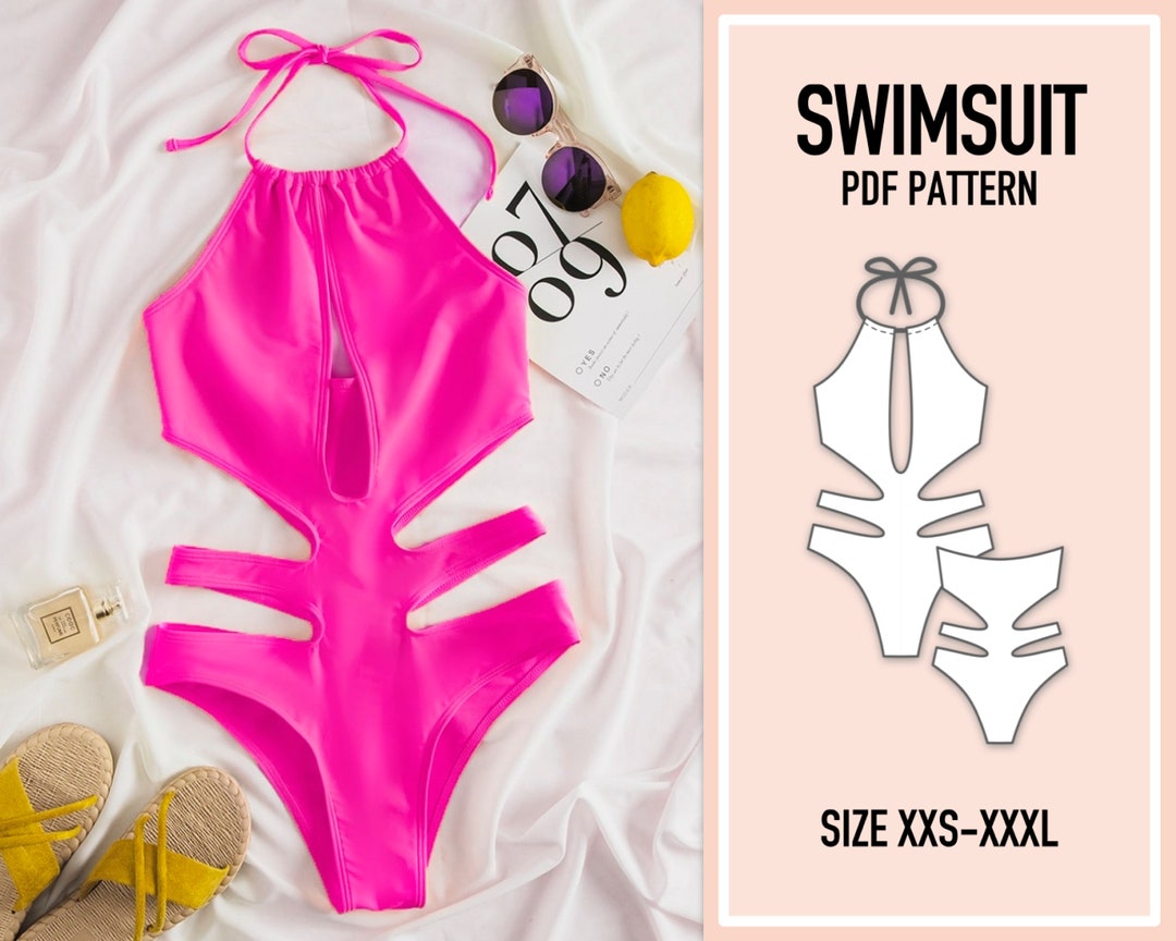 Swimsuit Pattern PDF. Sewing Pattern. Bikini Pattern PDF. Patterns for ...