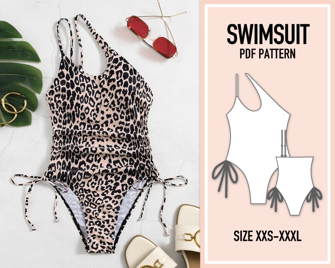 Swimsuit Pattern PDF. Bikini Pattern PDF. Sewing Pattern. - Etsy
