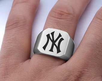 Yankees Ring Gold Men - Etsy