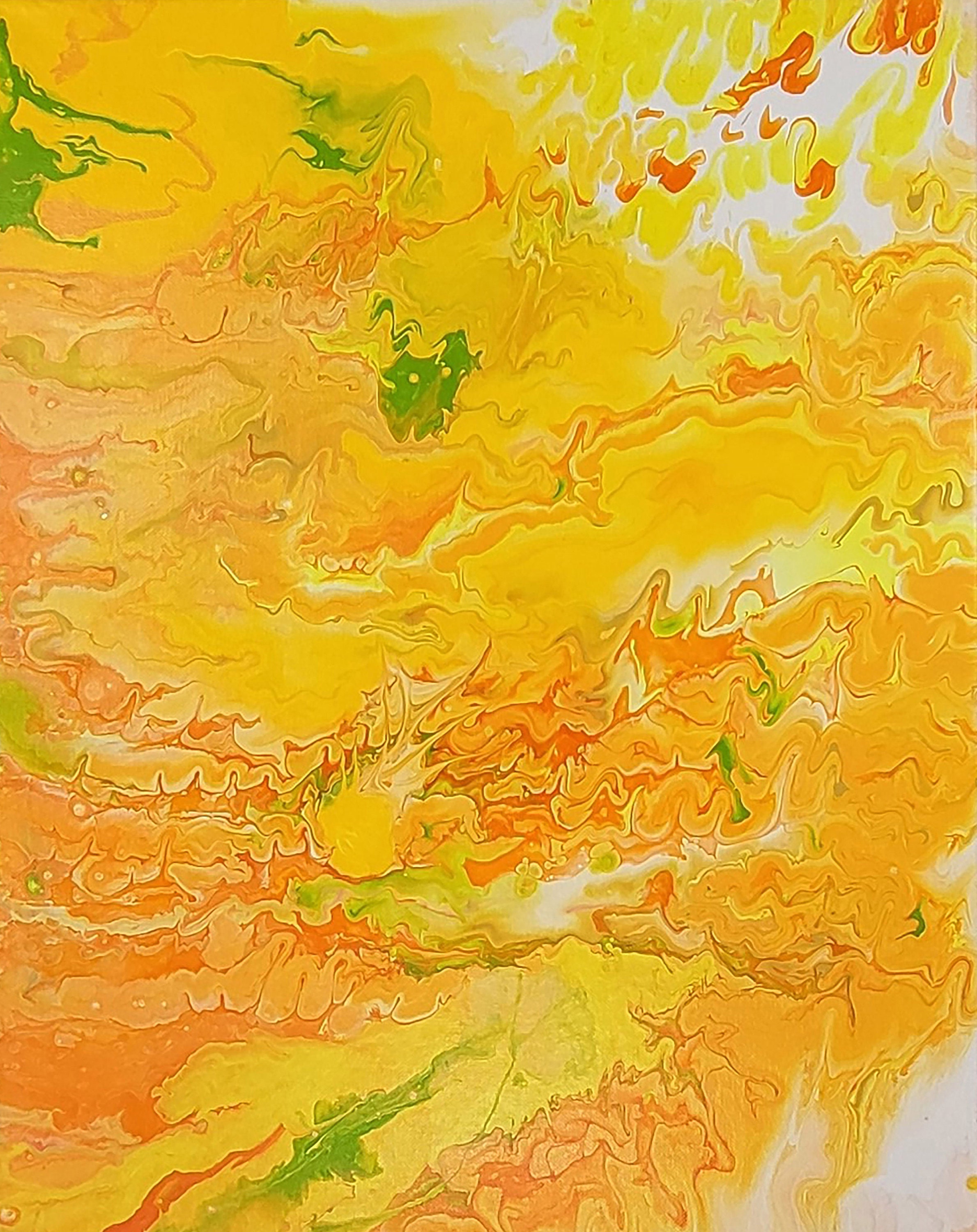 Sun Flare Abstract Painting Digital File for Printing - Etsy