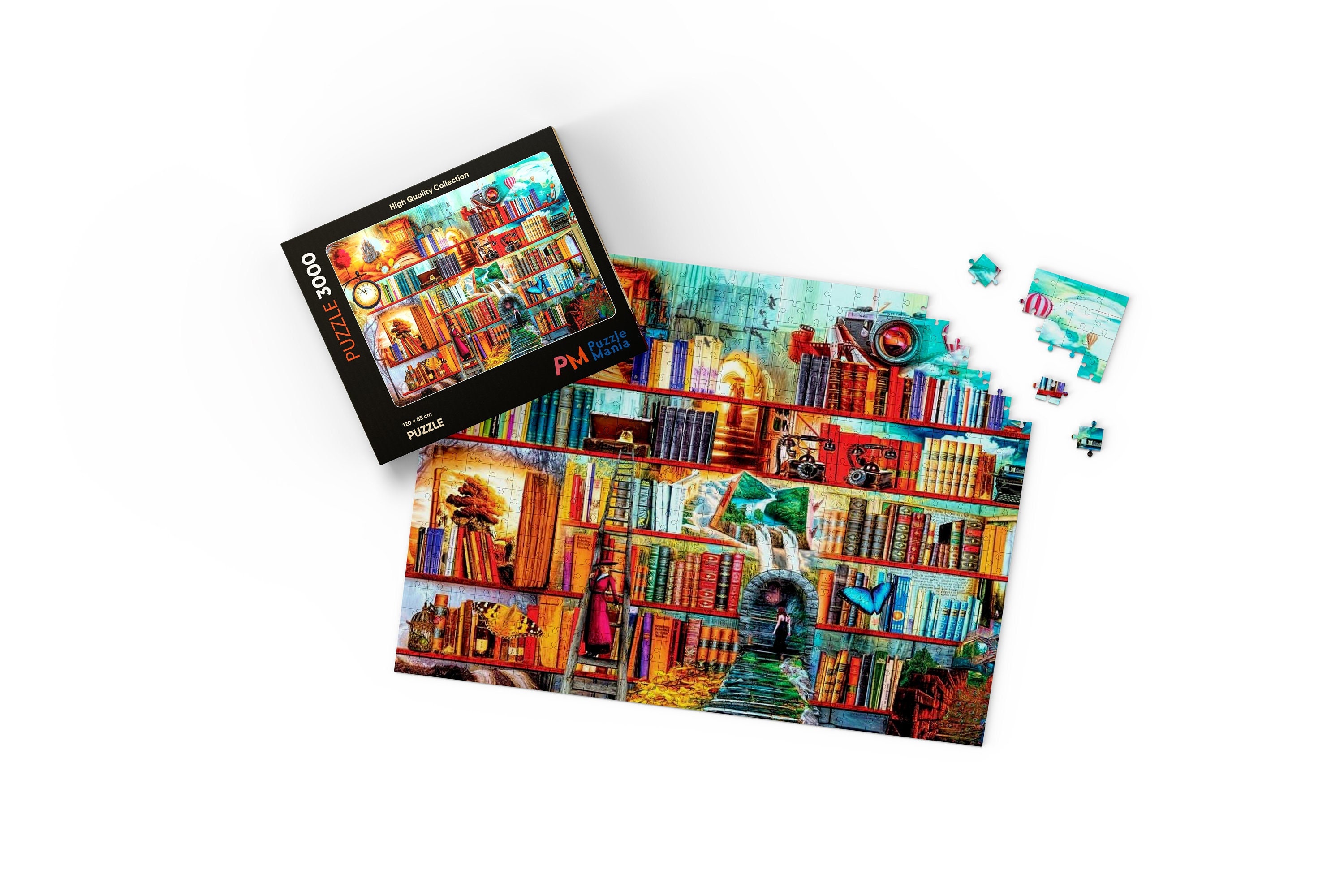 Secrets of the Library Jigsaw Puzzle: 3000 Piece Adult Puzzle - Etsy