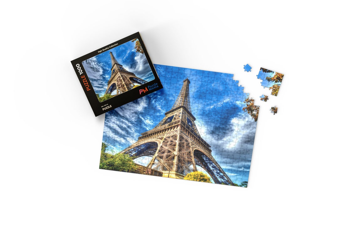 Jigsaw Puzzle 1000 Pieces, Eiffel Tower Delight Puzzle for Adults ...