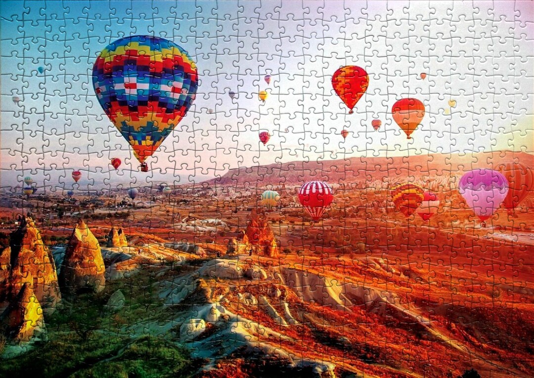 Cappadocia Balloons Puzzle 1500 Pieces, Gift for Mother, Puzzle for ...