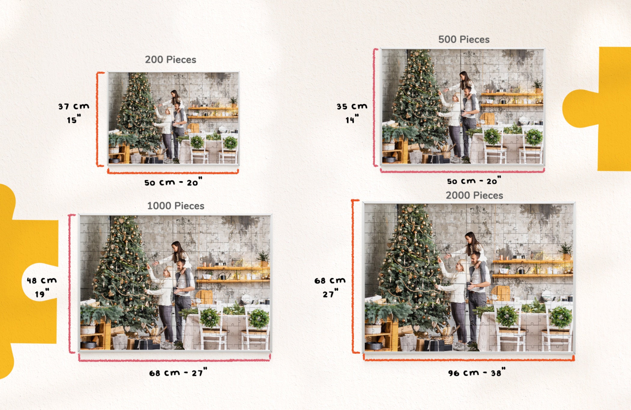 Custom Jigsaw Puzzle With Picture Custom Photo Puzzle 500 - Etsy