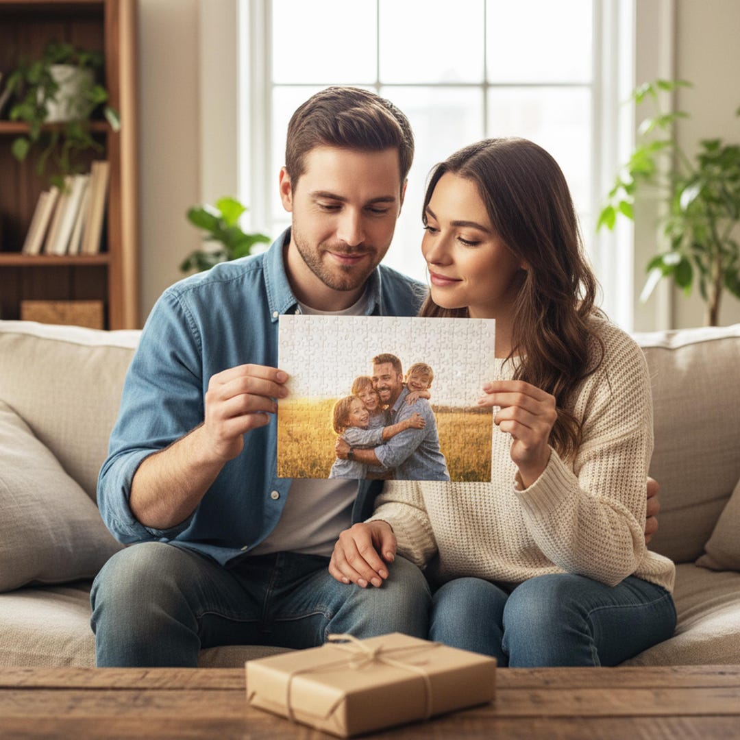 Personalized 1000 Piece Jigsaw Puzzle From Your Photo for Couples - Etsy