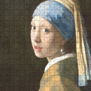 Classic Painting Artist Jigsaw Puzzles 99 PCS, Girl With a Pearl ...