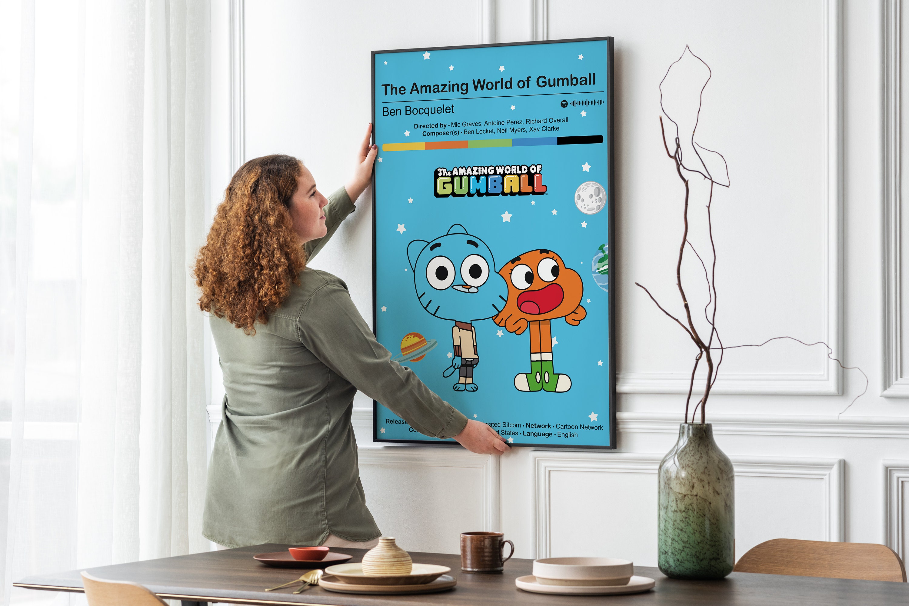 Gumball by Triposter, Gumball Poster, Cartoon Network Art Print sold by ...