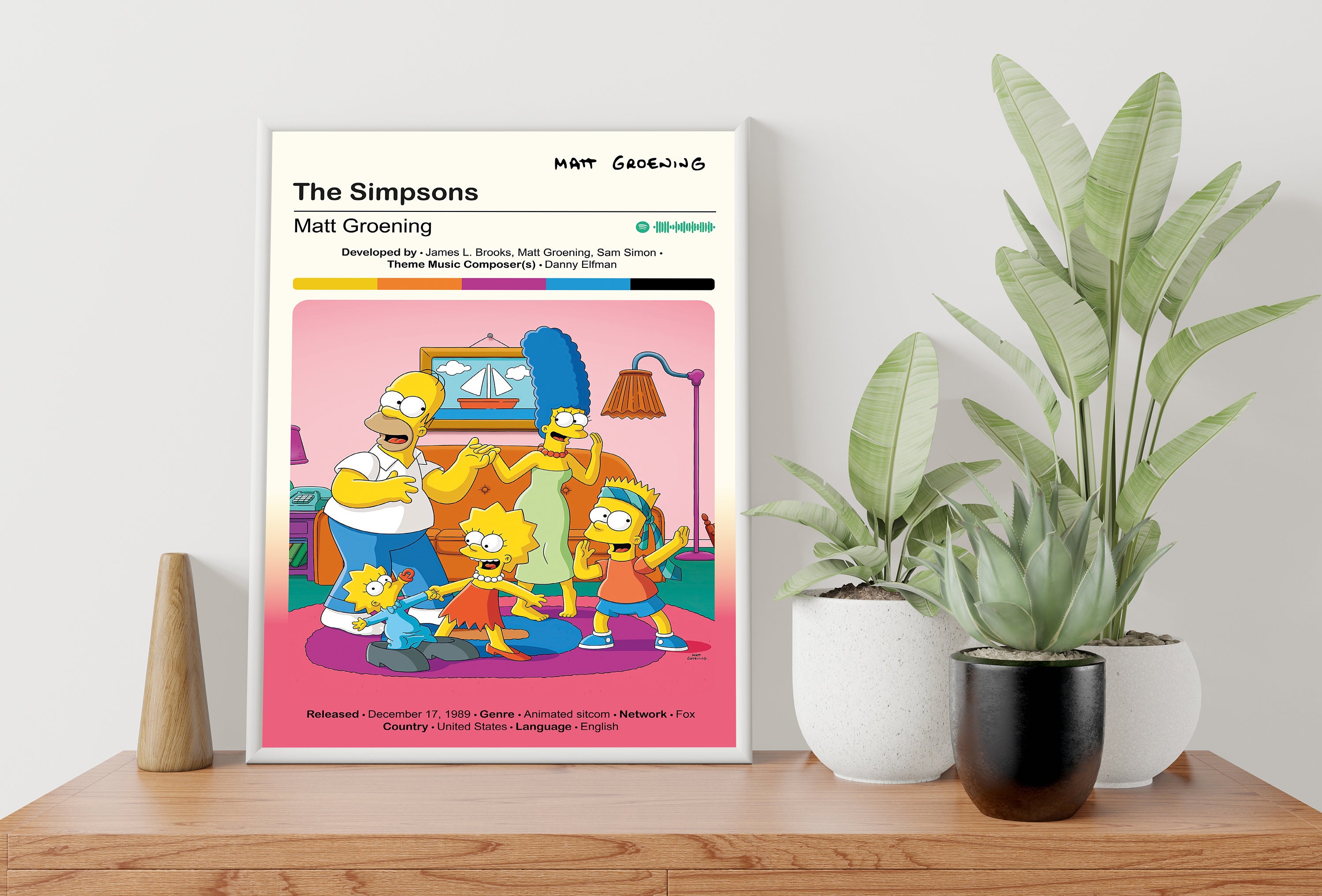 The Simpsons by Triposter, The Simpsons Poster, Simpsons Art Print sold ...