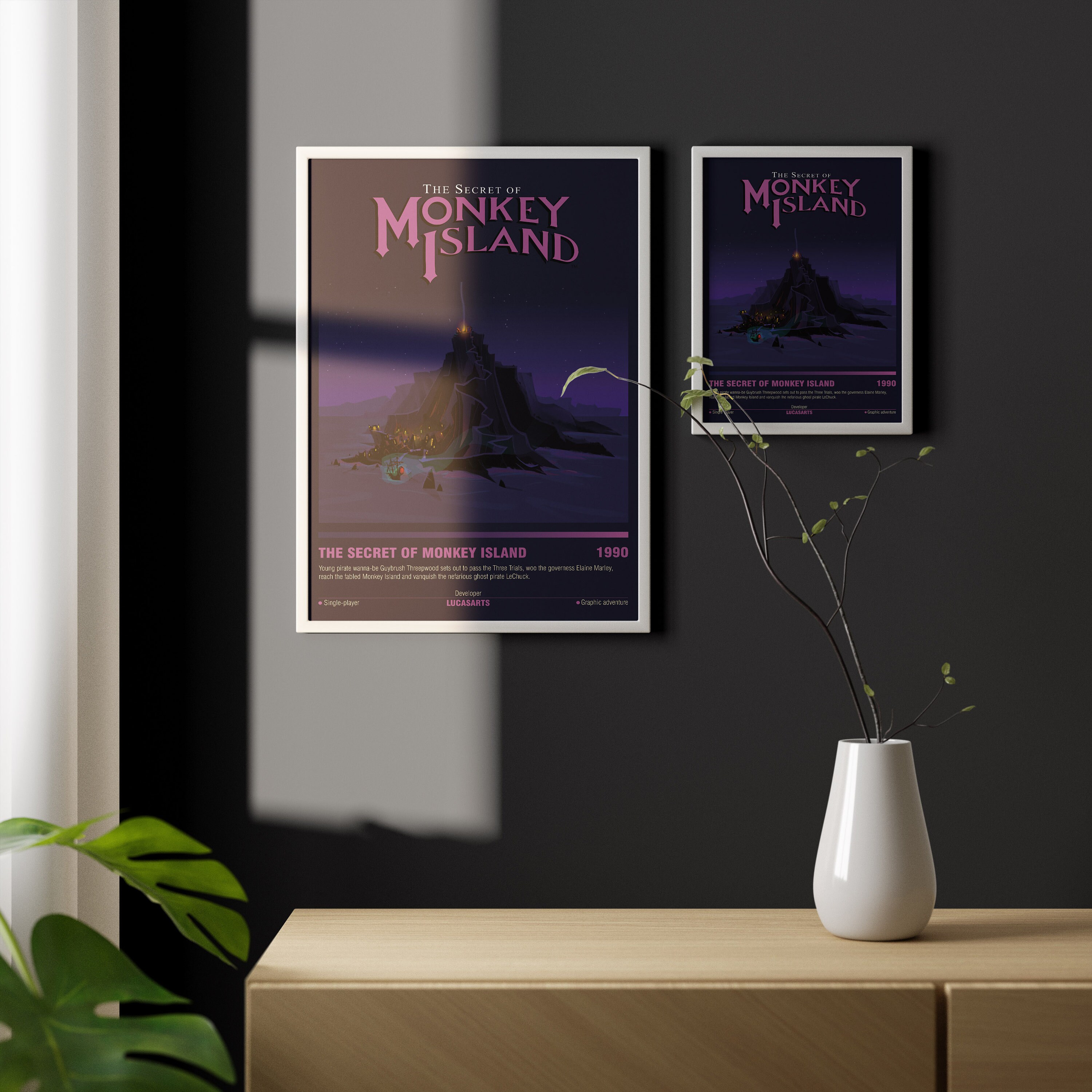 The Secret Of Monkey Island Poster | Video Game Poster