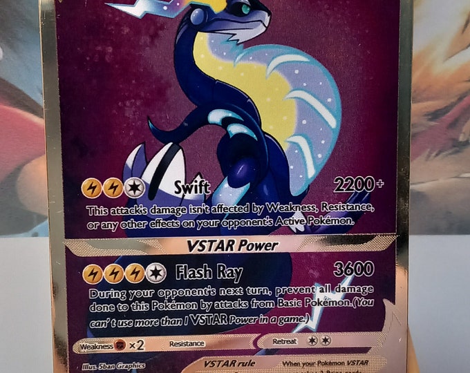 Carte pokemon Miraidon Vstar en metal ANG - Etsy France