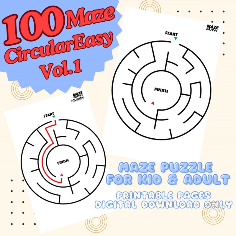 Circular Maze Png - Etsy