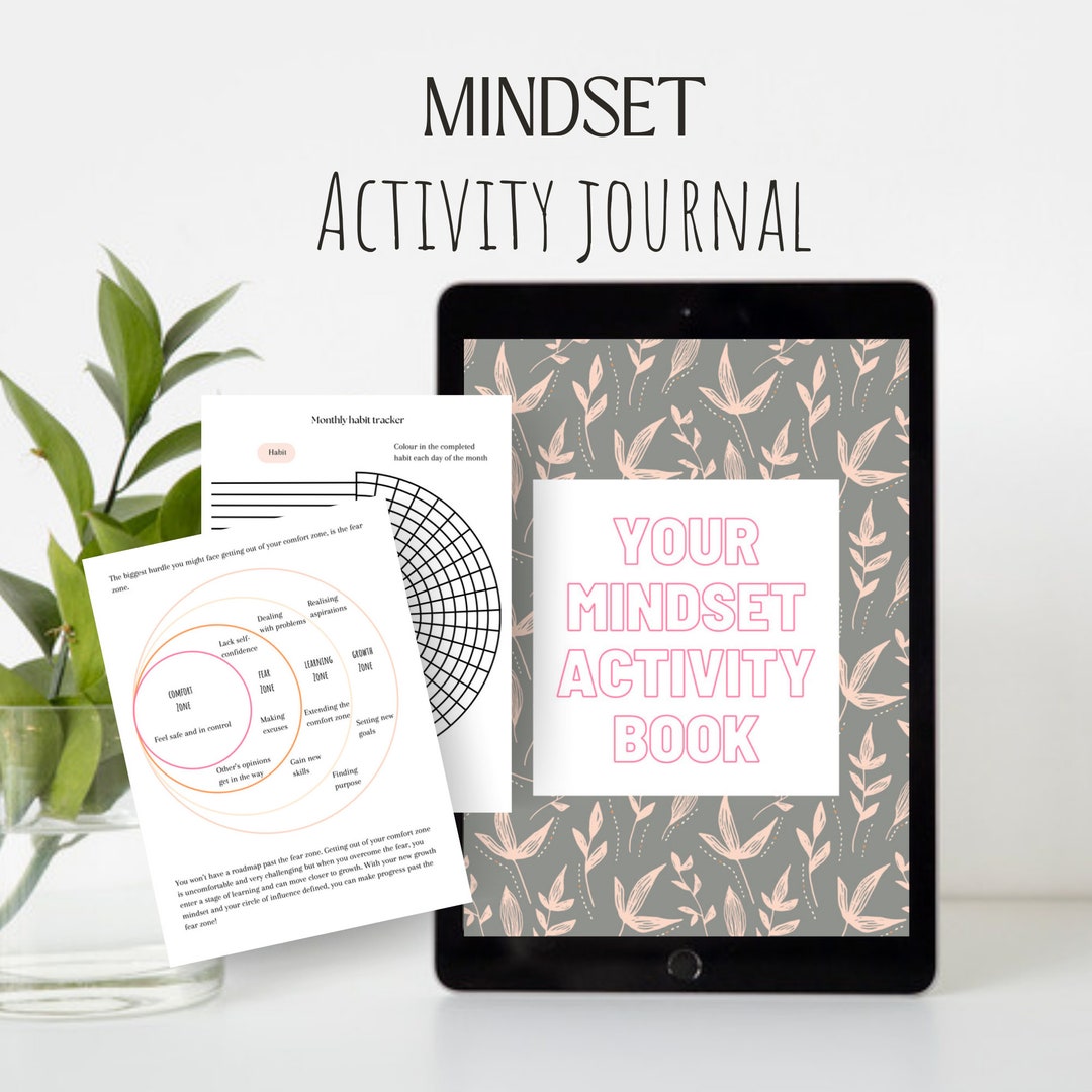 Printable Mindset Workbook | Growth Mindset Activities | Positive ...