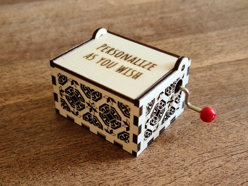 Music Box - DIY Laser Cut Files SVG - DXF - Lightburn - Case for Manual ...