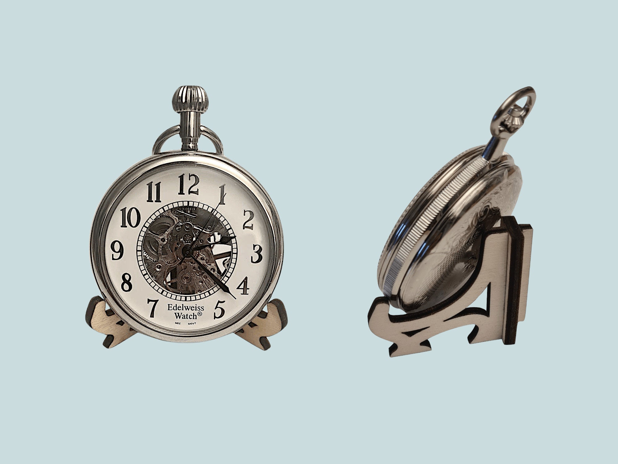 Pocket Watch Stand - Pocket Watch - DIY Laser Cut Files SVG - DXF ...