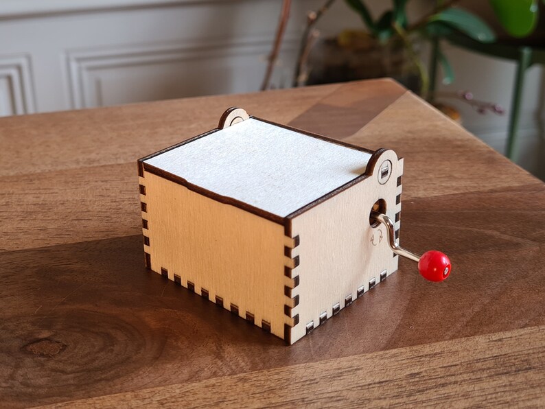 Music Box - DIY Laser Cut Files SVG - DXF - Lightburn - Case for Manual ...