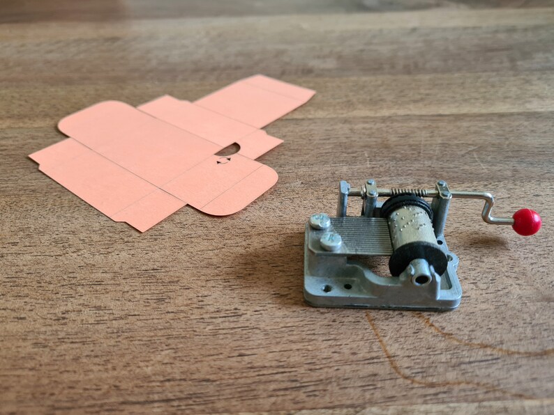 Cardboard Music Box DIY Cutting File SVG PDF Lightburn Box for Manual ...