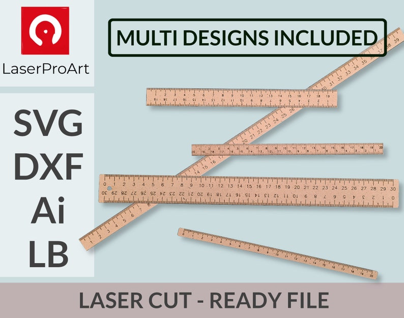 CM Rules DIY Laser Cut Files Dxf Svg Lightburn - Etsy UK