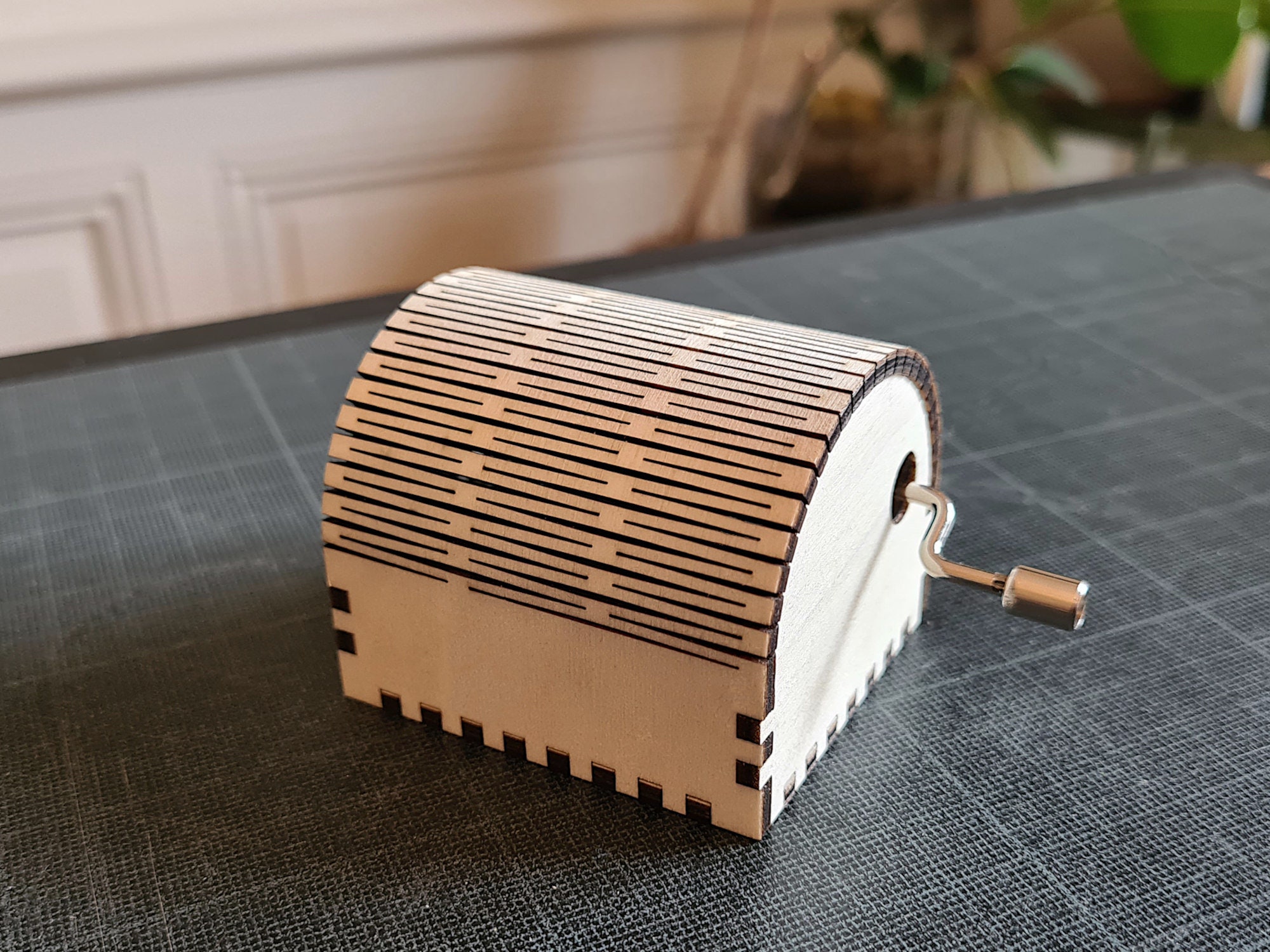 Music Box DIY Laser Cut Files SVG DXF Lightburn Classic Case for Manual ...