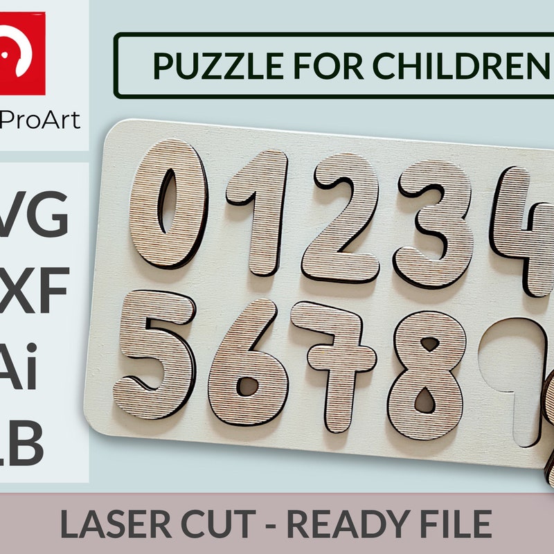 Numbers 0 9 Puzzle - Etsy