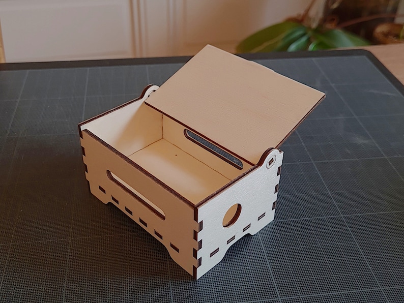Music Box - DIY SVG Laser Cutting Files - DXF - Lightburn - Case for 15 ...