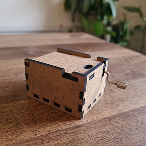 Music Box - DIY SVG Laser Cutter Files - DXF - Lightburn - Case for ...