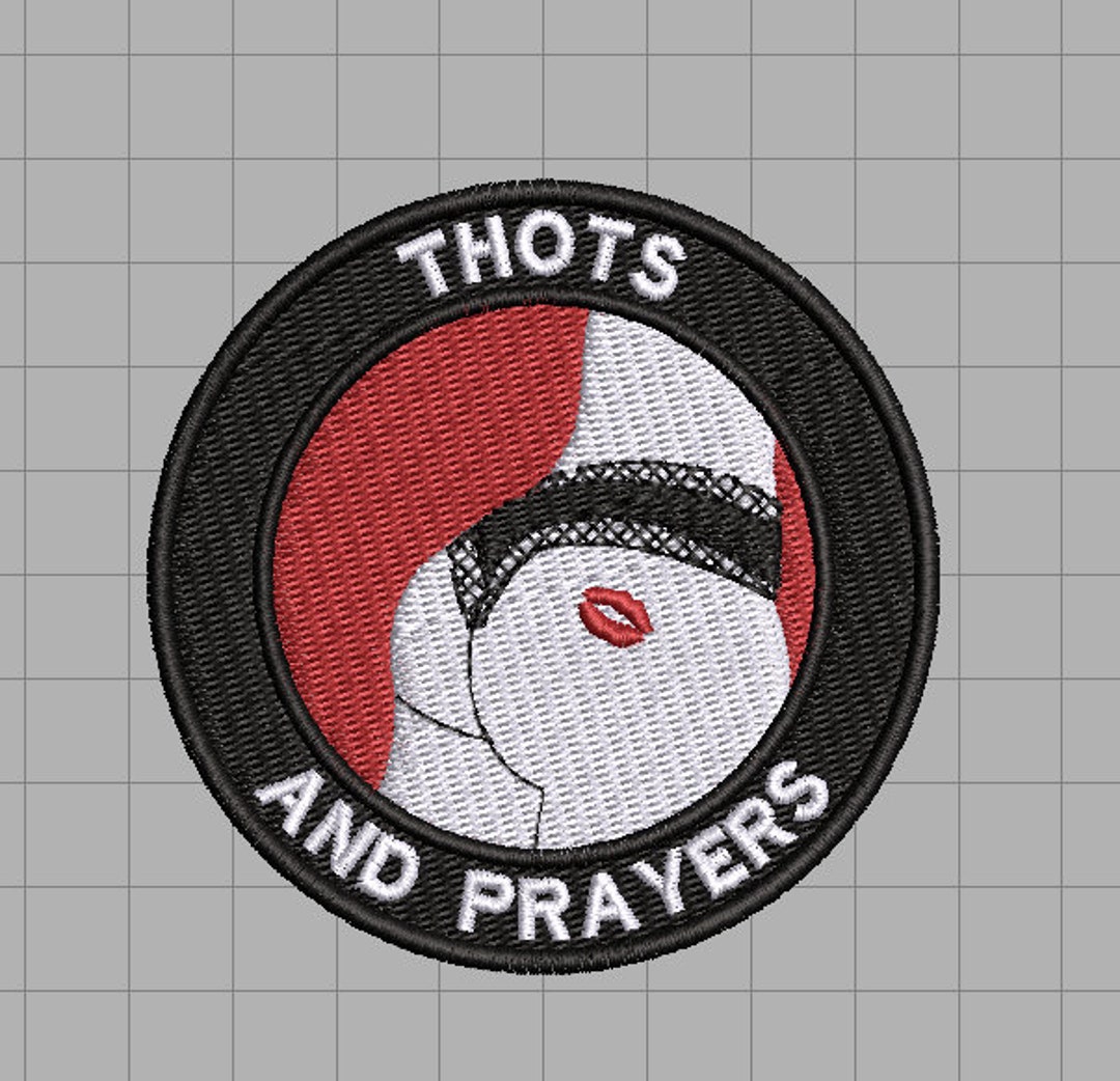 Thots and Prayers Patch - Etsy