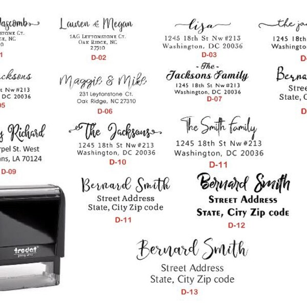 Self Inking Stamp - Etsy