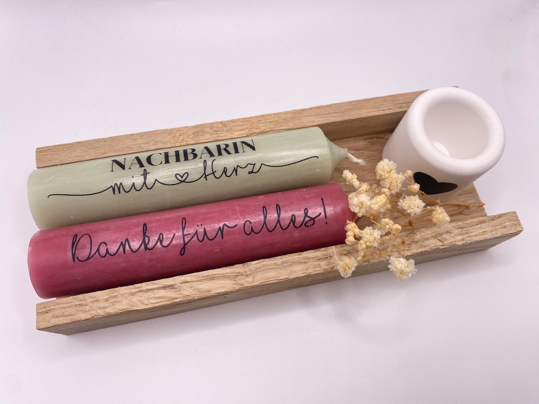 Farewell Gift Neighbor With Heart Gift Thank You Neighbors Candles ...