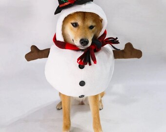 Dog Snowman Outfit - Etsy